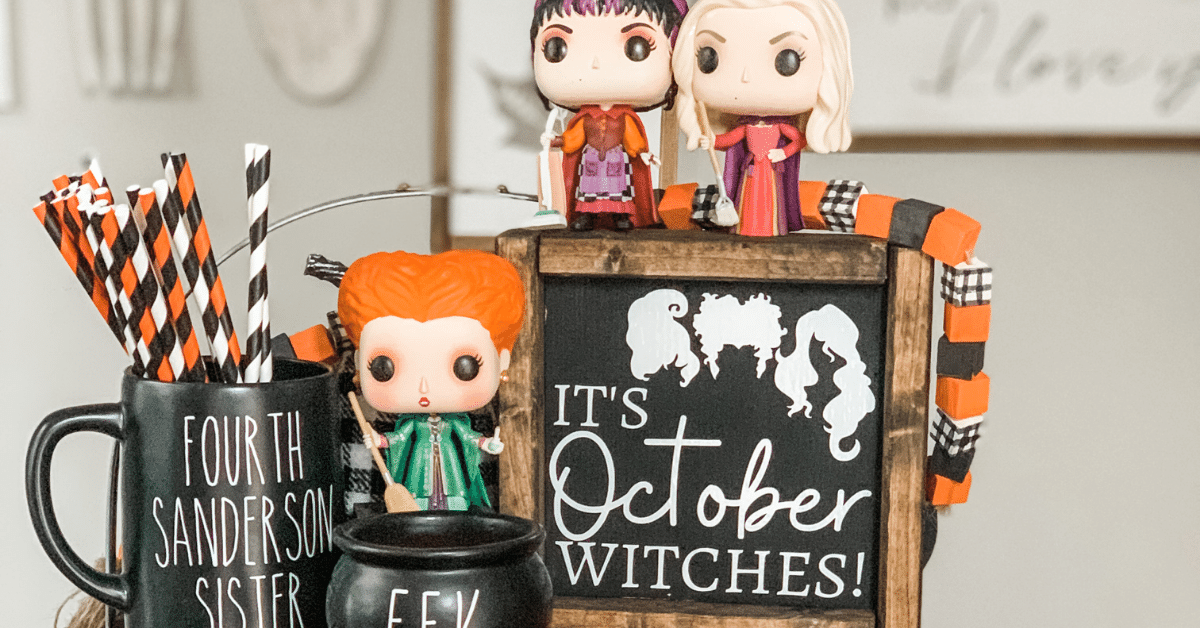 Hocus Pocus Halloween DIY Decor | Tiered Tray Styling Tips & Hacks ...
