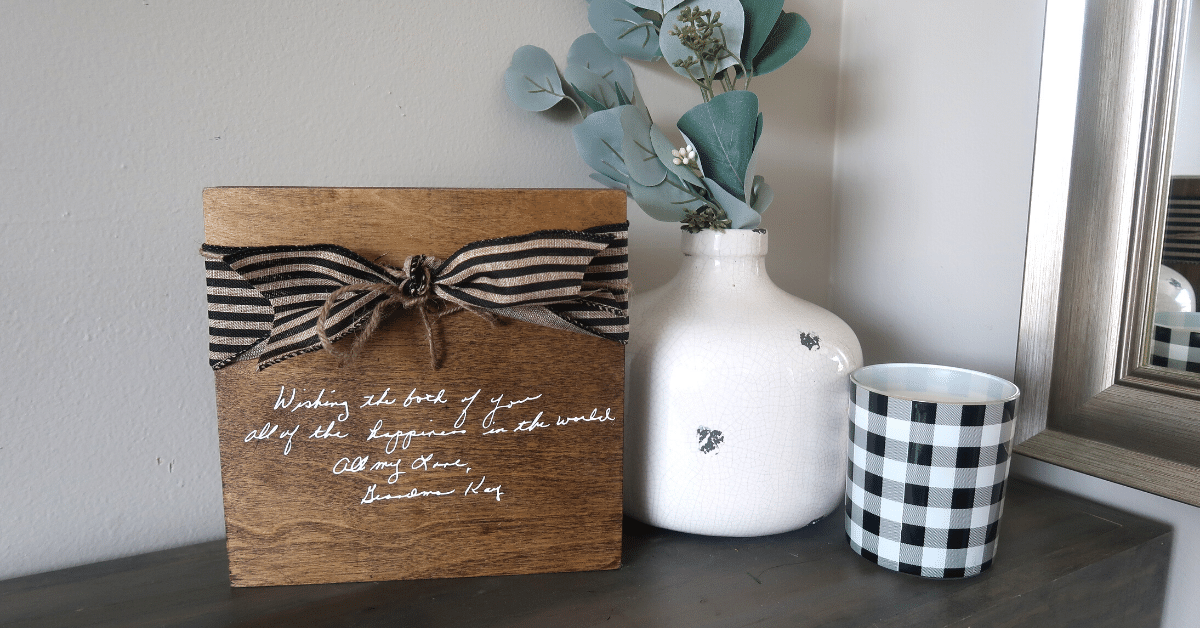 How to turn handwriting into an SVG to cut with a Cricut! - Whiskey & Whit
