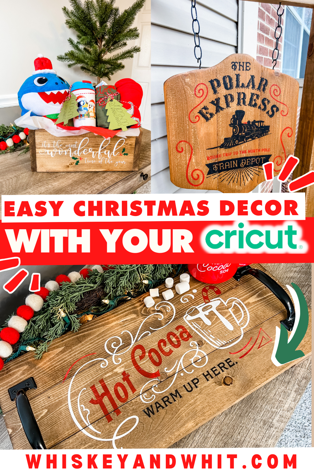 Grab these $5 (and under) wood pieces to make these EASY Christmas ...